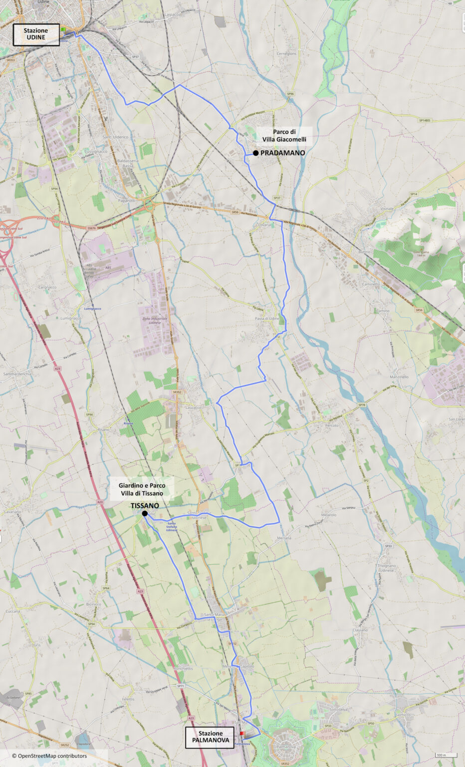Da Udine a Palmanova, lungo la Ciclovia Alpe Adria - ERPAC